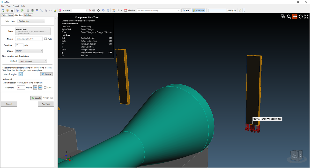 inFlux Internal Ventilation HVAC Inlet Preview